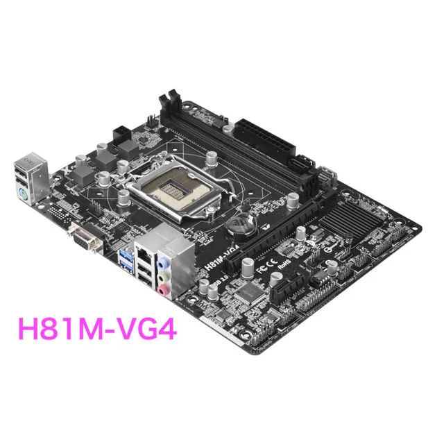 ASROCK H81M-VG4 Motherboard 16GB LGA 1150 DDR3 Micro ATX H81 Mainboard ...