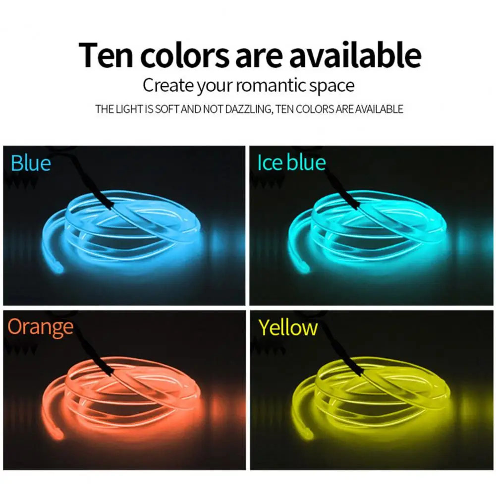 Car-Interior-Led-Decorative-Lamp-EL-Wiring-Neon-Strip-Car-Atmosphere ...