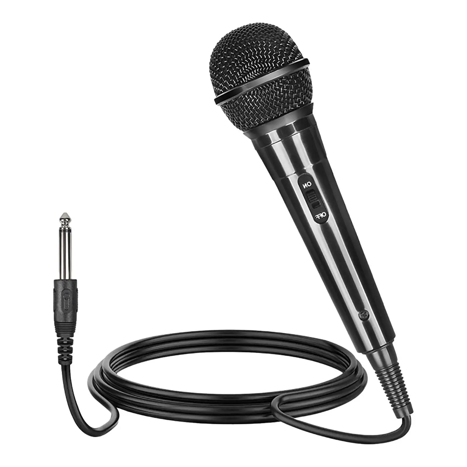 Wired-Karaoke-Mic-Lightweight-Sturdy-Vocalist-Microphone-200cm-Cord ...