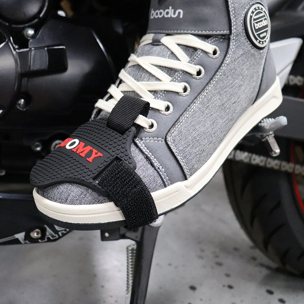 SUOMY-Motorcycle-Shoe-Cover-Guards-Motorcycle-Gear-Shift-Pad-Adjustable ...