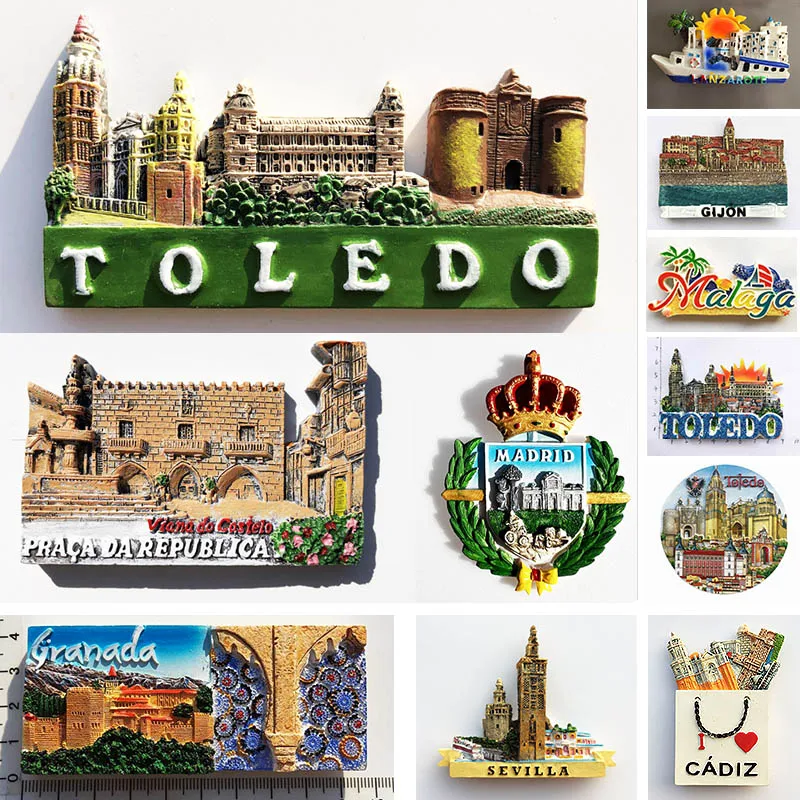 Spanish Cathedral Souvenir | Magnet Refrigerator Toledo | Souvenir ...