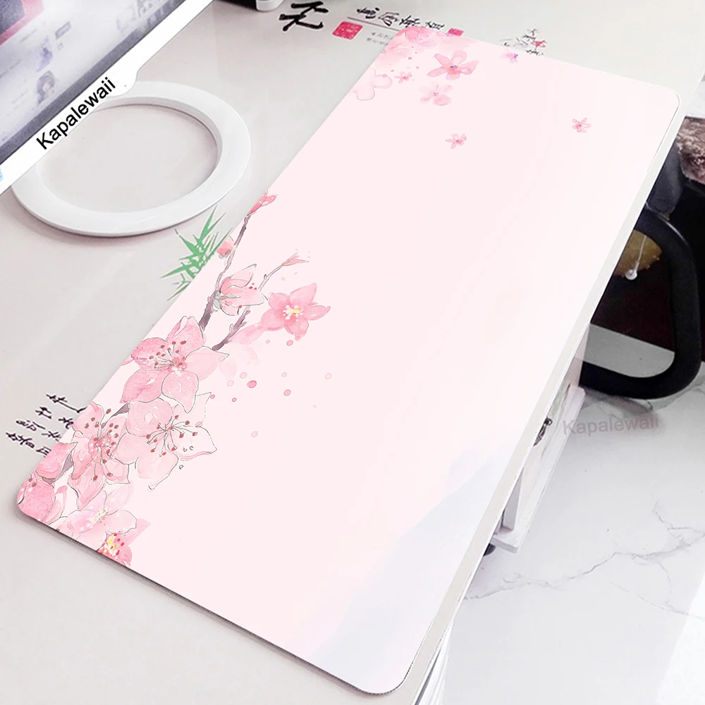 Pink-Sakura-Mouse-Pad-Gaming-Mousepad-Large-Mouse-Mat-Gamer-Desk-Mat ...