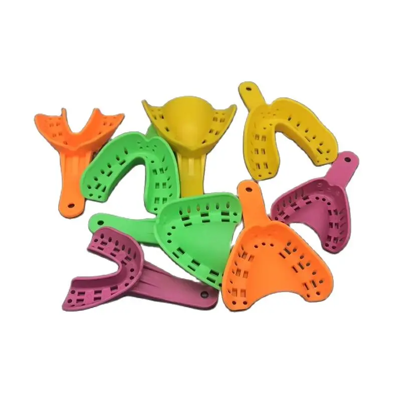 8Pcs-Aet-Disposable-Plastic-Dental-Impression-Trays-Color-Central ...