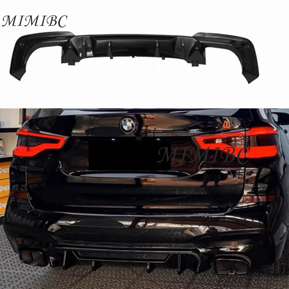 FOR-BMW-X3-G01-M-Sport-2018-2020-2022-Gloss-Black-Rear-Bumper-Diffuser ...