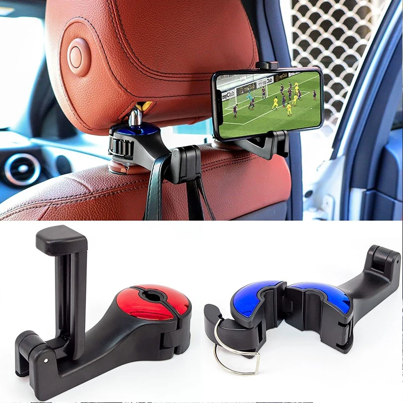 1pc-With-Phone-Holder-360-Rotation-Car-Seat-Back-Hooks-Auto-Headrest ...