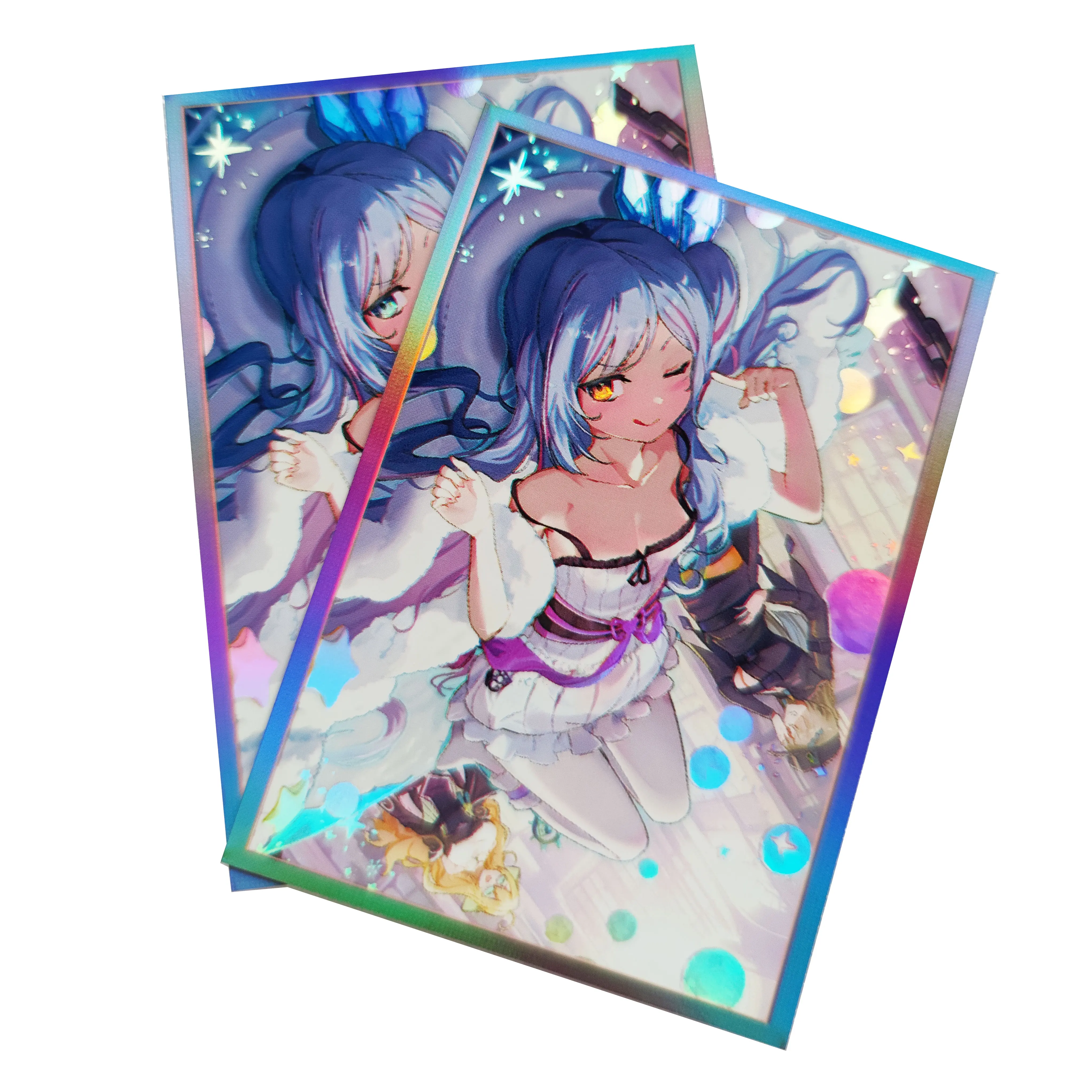63x90mm-50PCS-Holographic-Sleeves-YUGIOH-Card-Sleeves-Illustration ...