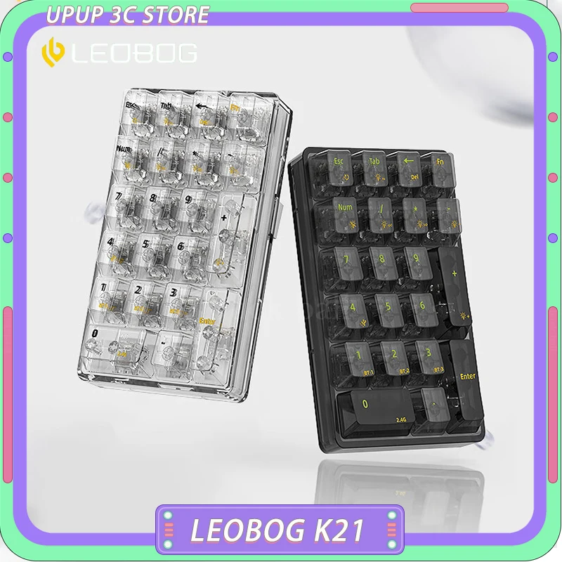 21-Keys-Leobog-K21-Wireless-Bluetooth-Numeric-Keypad-Tri-Mode-Macro ...