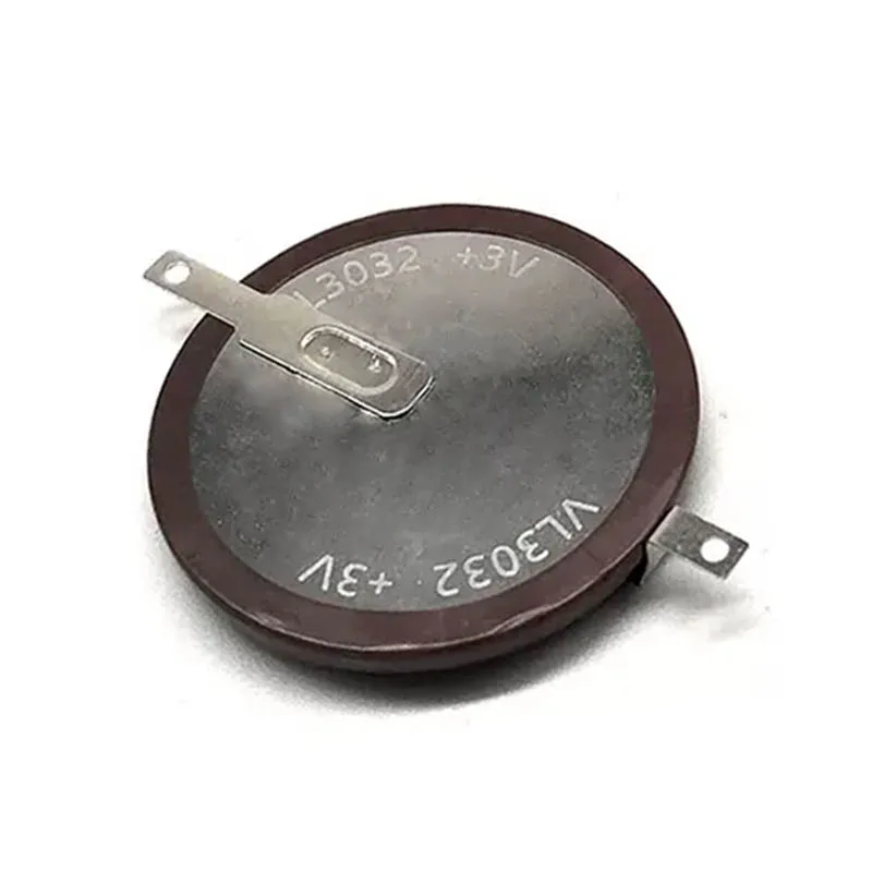 1 個 VL3032-F2N 3V 充電式ボタン電池 VL3032 電池はんだピン付き - AliExpress 44