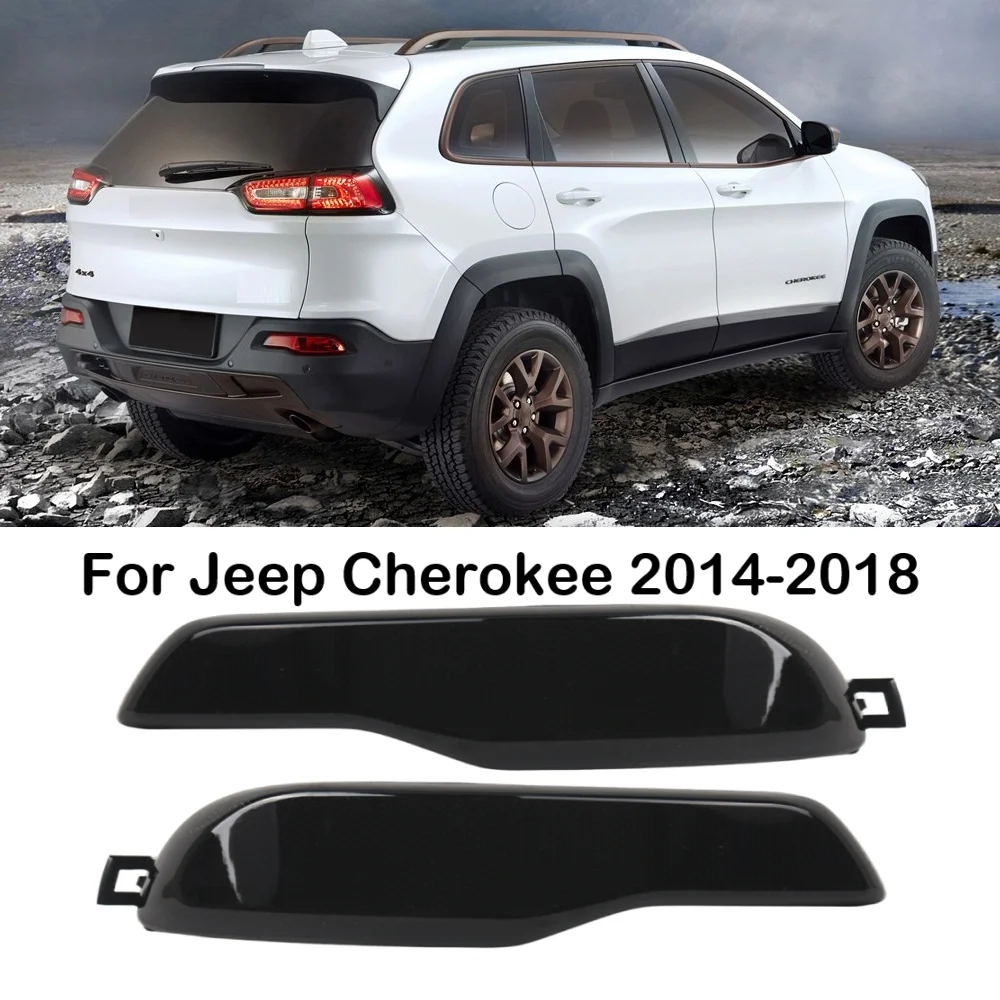 Smoke Black Car Rear Rear Bumper Reflector Tail Light Red Lens For Jeep ...