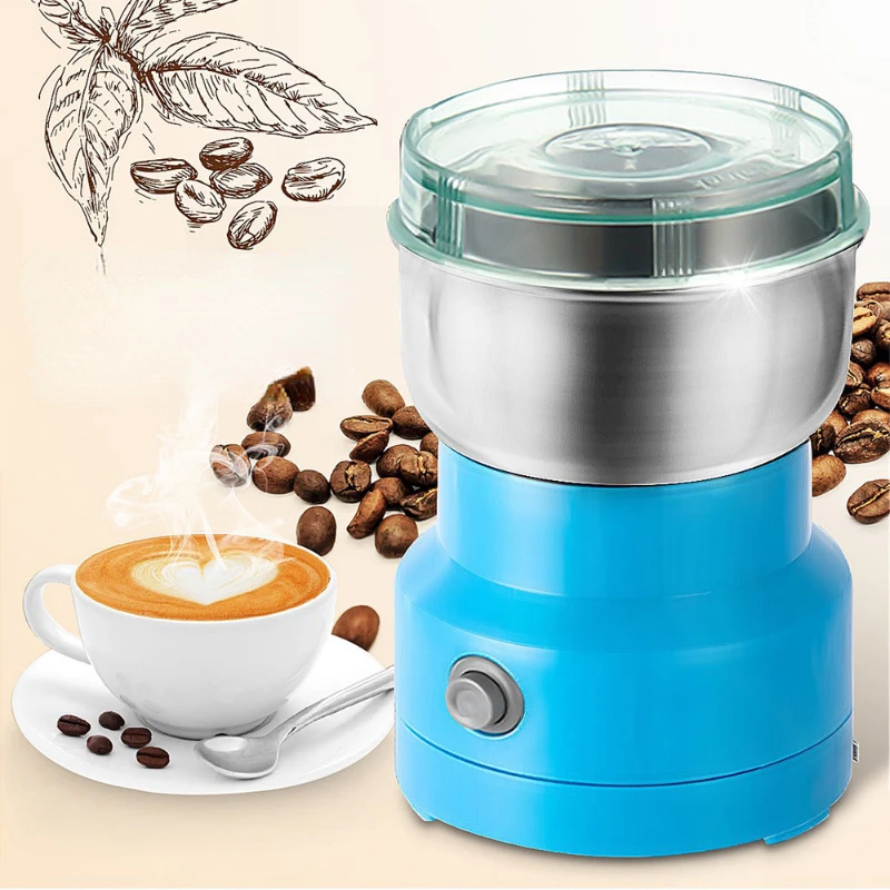 Stainless-Steel-Electric-Chinese-Herb-Grinder-Portable-Cereal-Nuts ...