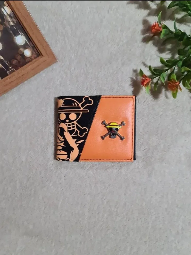 Bandai One Piece Spider-Man Deadpool PVC Wallet Cartoon Anime Spiderman ...