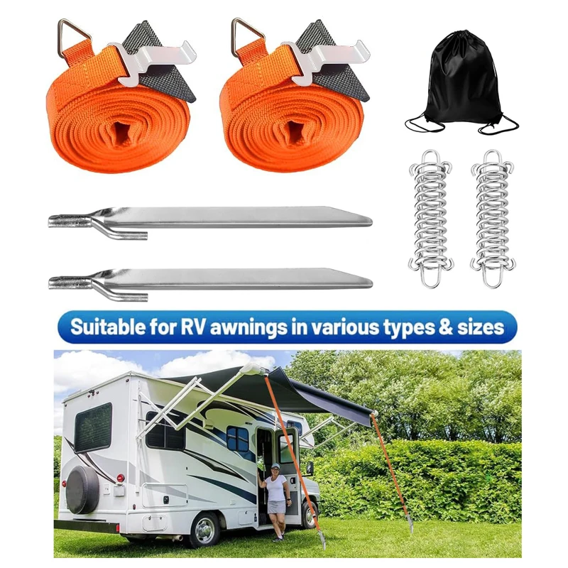 1set For Thule, Fiamma, Dometic Awning Canopy Awning Storm Band Straps ...