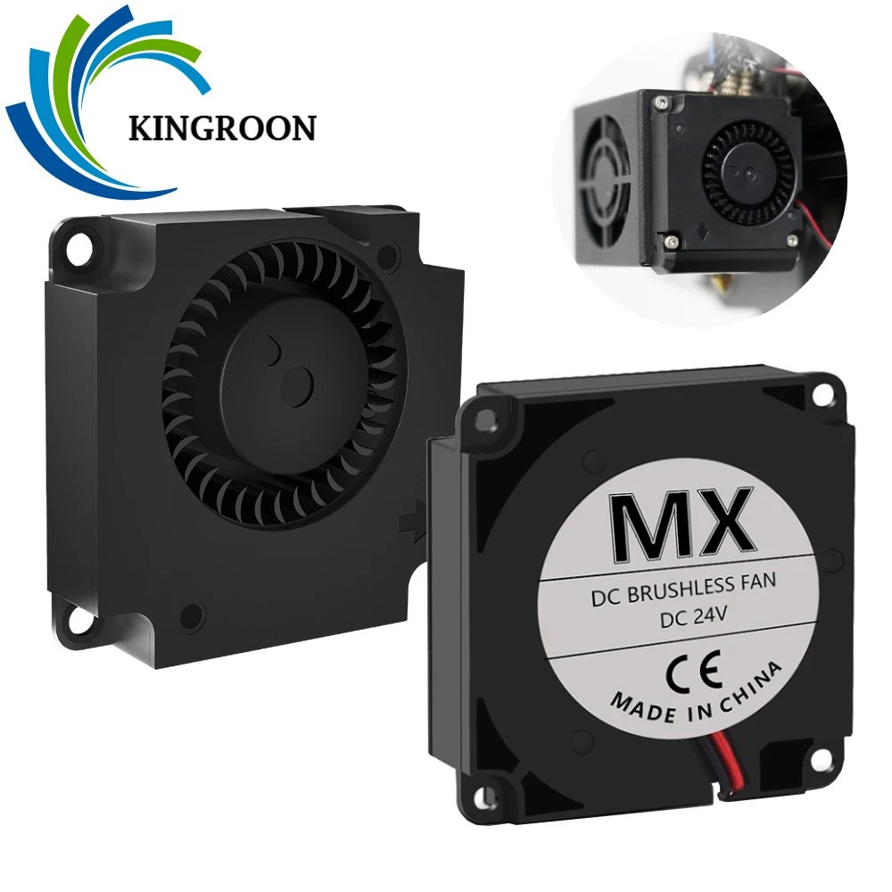 Dc 5v/12v/24v ventilador de impressora 3d turbo ventiladores radiais ...