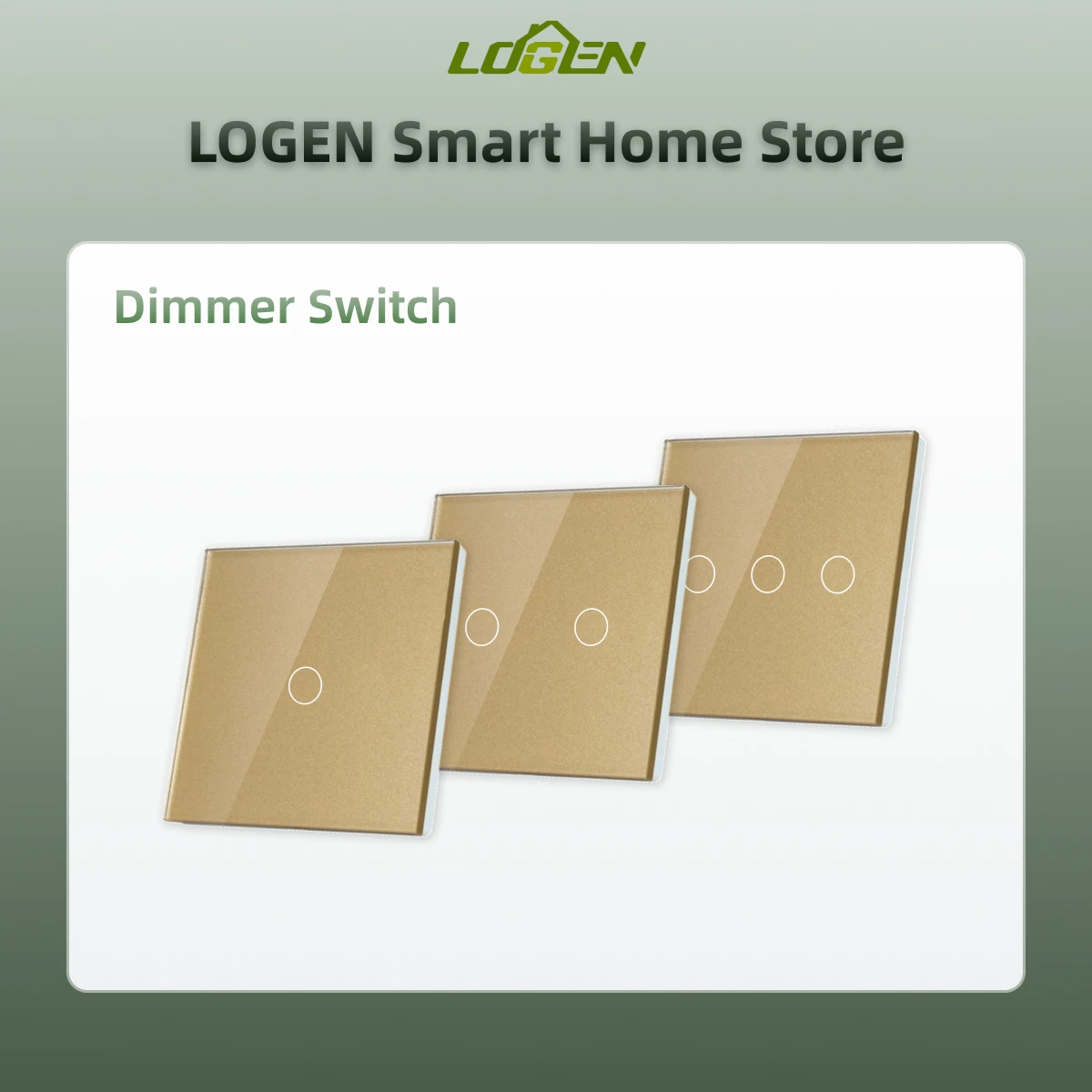 EU-ZigBee-Wall-Gold-Touch-Smart-Light-Switch-Smart-Life-Tuya-Compatible ...