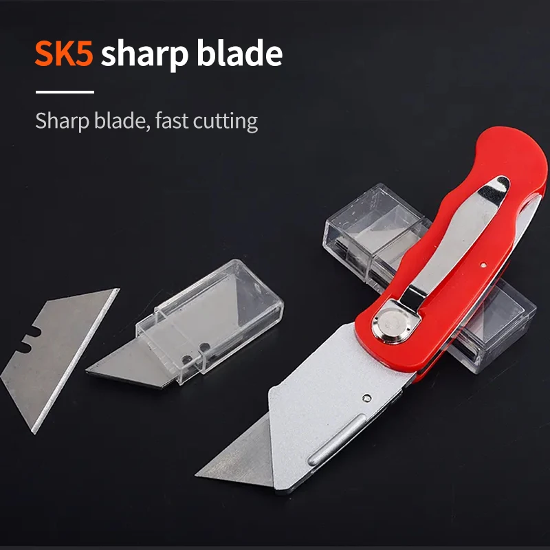 Utility-Heavy-Duty-Folding-Knife-Pocket-Knife-Paper-Cutter-Unpacking ...