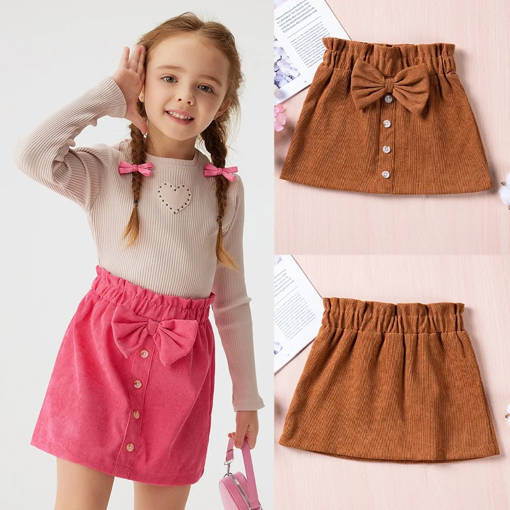 Faldas lisas de moda de verano para niña, Falda corta informal ...