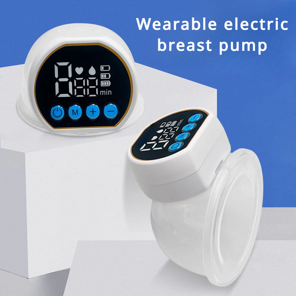 Wearable-Electric-Breast-Pump-with-High-Suction-Power-and-Portable ...