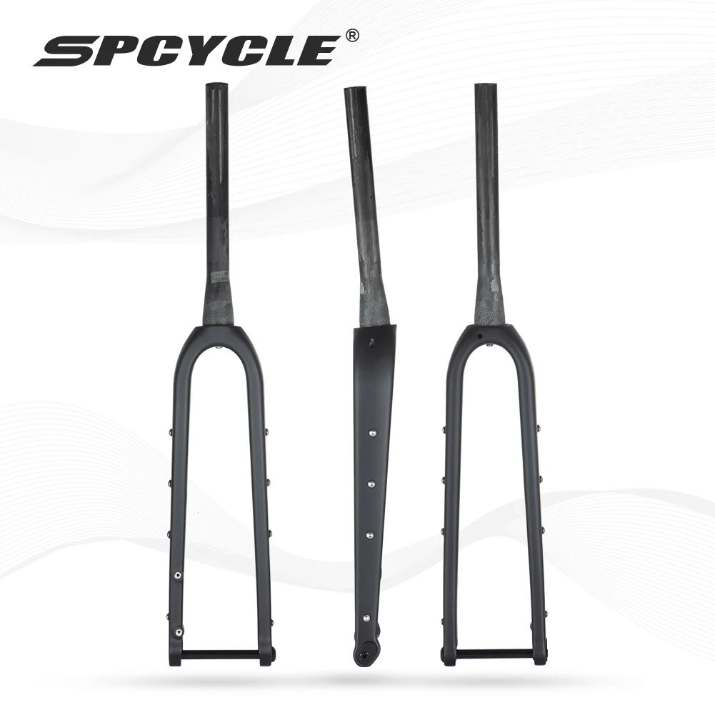 Spcycle-2024-New-Carbon-Gravel-Fork-Max-Tire-700x55C-or-29x2-1-Tapered ...