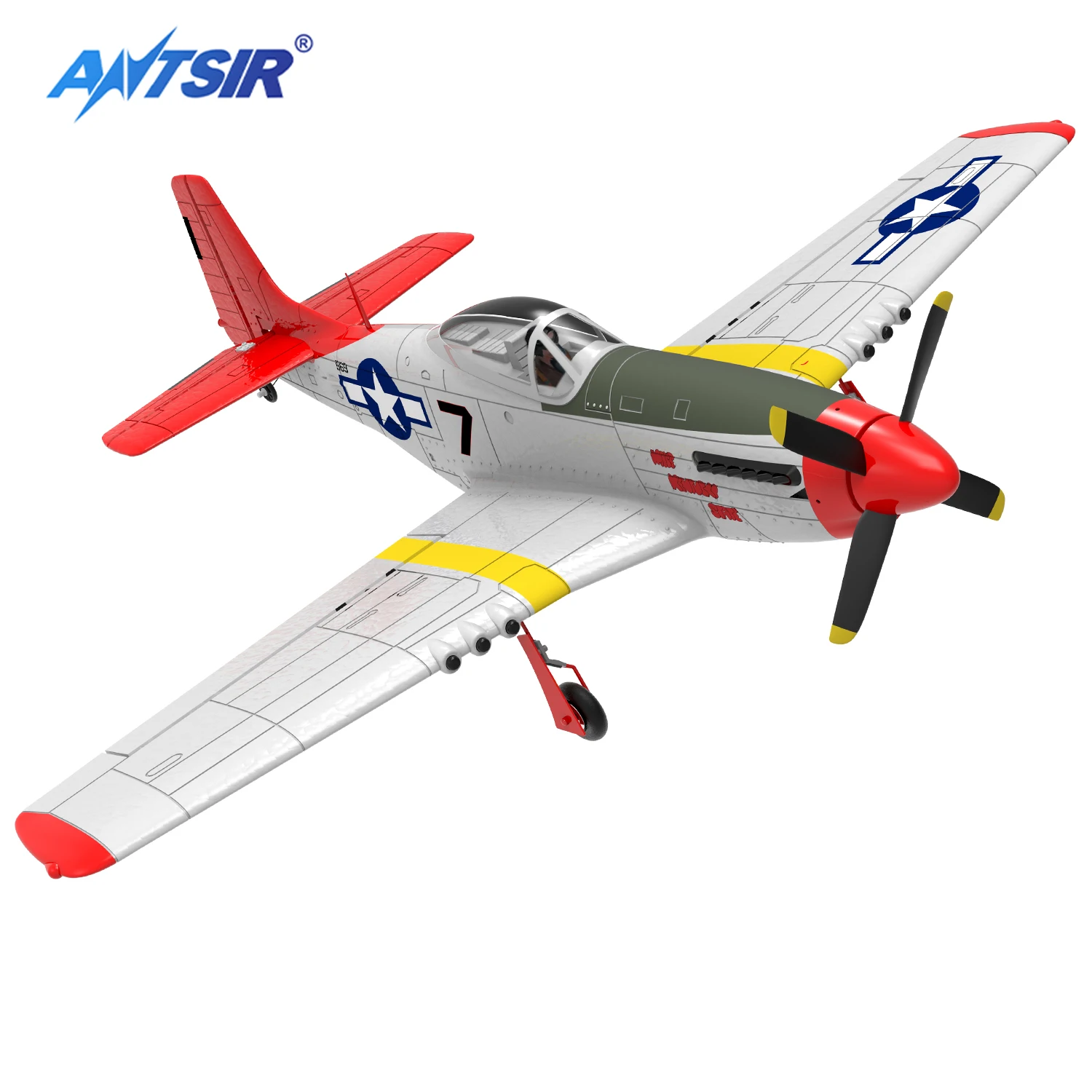 Large P51D RC Airplane 750MM Wingspan 2.4G 4CH RTF Mustang RC Aircraft ...