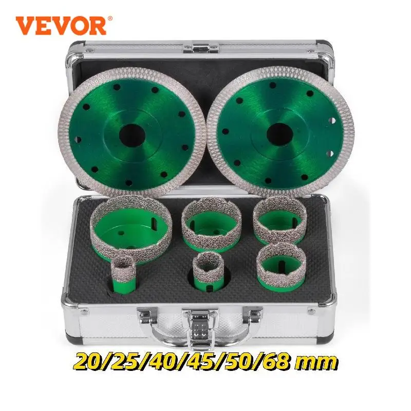 VEVOR-6PCS-Diamond-Drilling-Core-Bits-M14-Thread-Porcelain-Ceramic-Tile ...