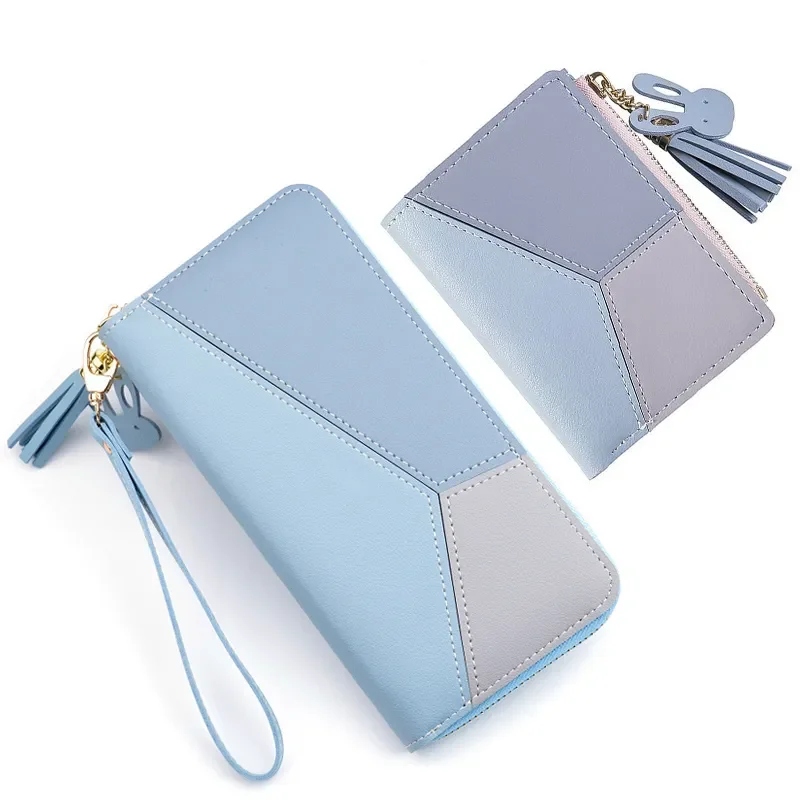 New-Arrival-Wallet-Short-Women-Wallets-Zipper-Purse-Patchwork-Fashion ...