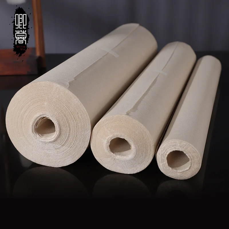 24CMx20M Long Roll Xuan Paper Chinese Semi Raw Rice Paper For Chinese ...