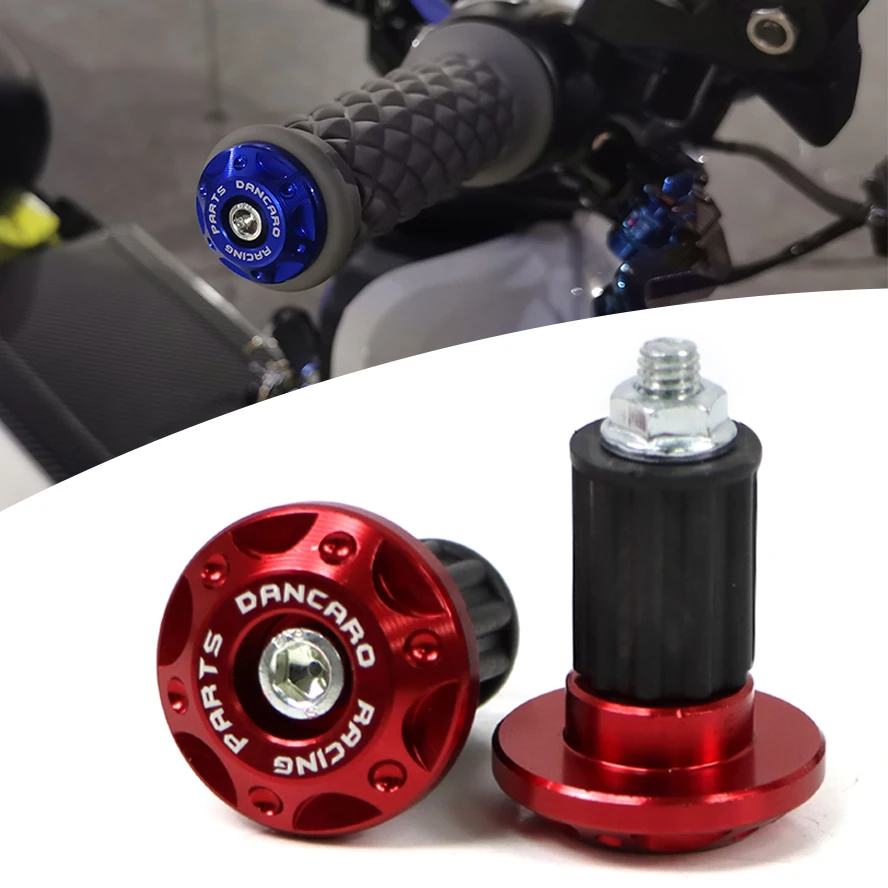 8-Color-Motorcycle-Handle-Bar-Ends-Plug-Grips-Handlebar-Plug-Caps ...