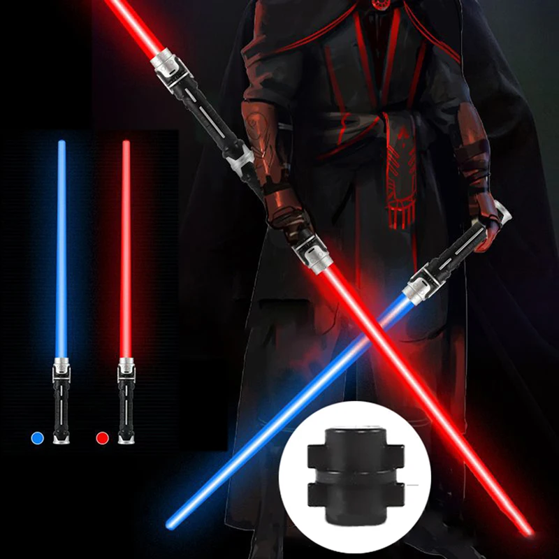 Sabre-de-luz-intermitente-com-bast-o-de-luz-LED-para-crian-as-Double ...