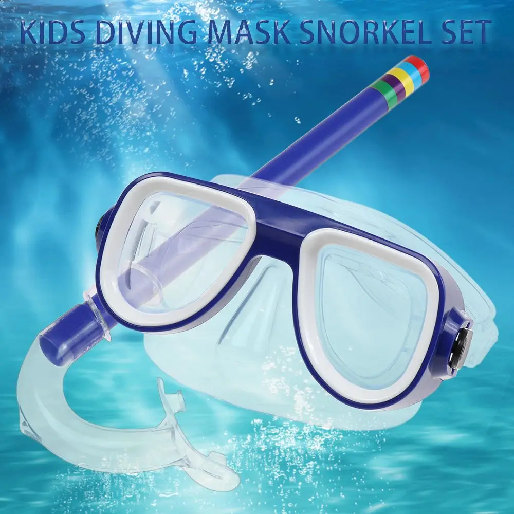 Underwater-Equipment-Anti-Fog-Water-Sports-Snorkel-Mask-Set-Kids-Diving ...
