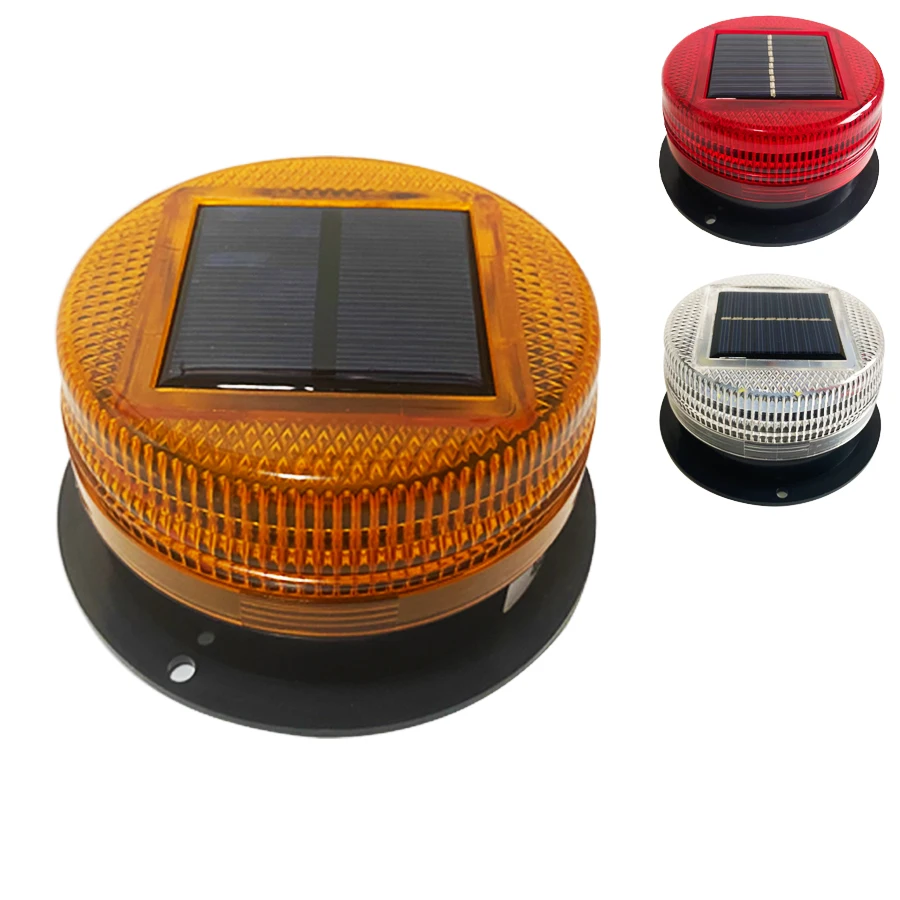Solar-Power-8-LED-Magnetic-Warning-Light-for-Car-Truck-Vehicle-Strobe ...