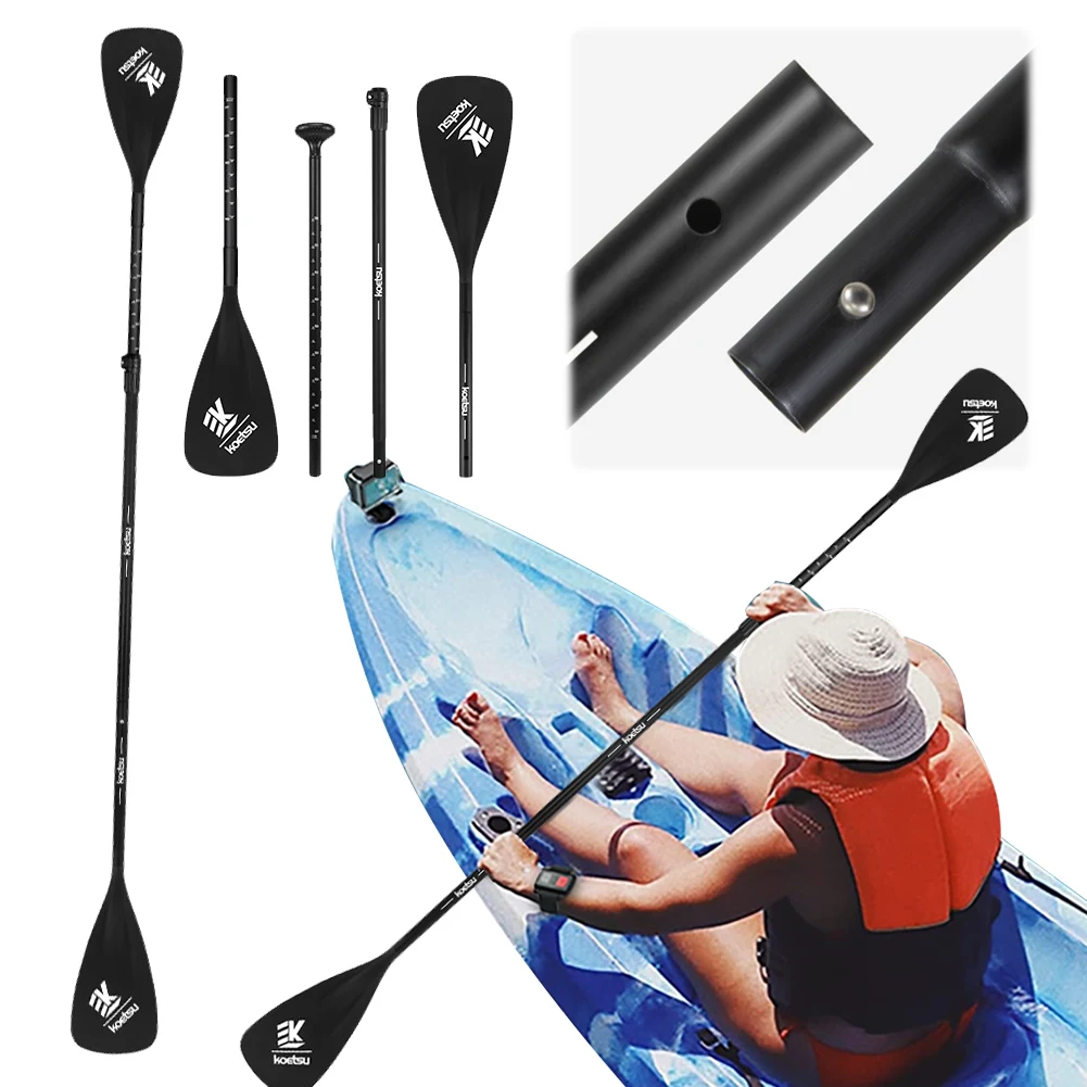 Single-Double-Ended-Paddles-Dual-Purpose-3-Piece-Adjustable-Kayak ...
