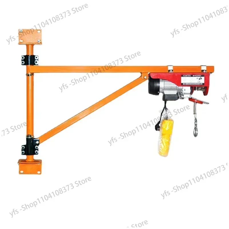 220V-200KG-Household-Electric-Hoist-Wall-Bracket-Portable-Small-Lifting ...