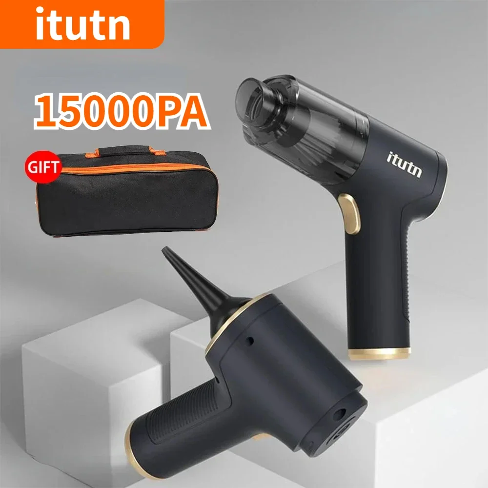 ITUTN Portable Car Vacuum Cleaner 4 in 1 Wireless Powerful Handheld ...