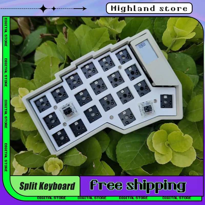 Corne-Split-Keyboard-Kit-Wireless-Pcb-E-Ink-Screen-Customize-Rgb-Hot ...