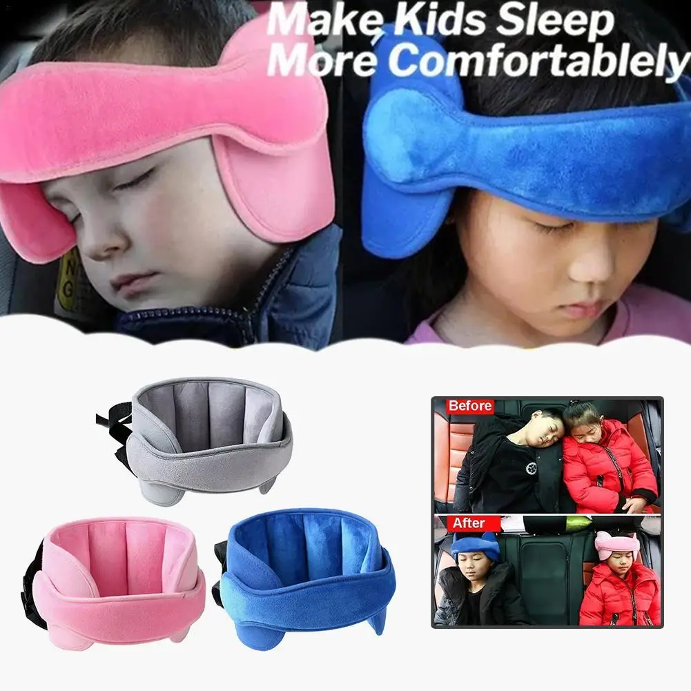 조정 가능한 아기 머리 고정 수면 베개 어린이 좌석 머리 지지대 목 안전 보호 패드 머리 받침 어린이 여행 베개