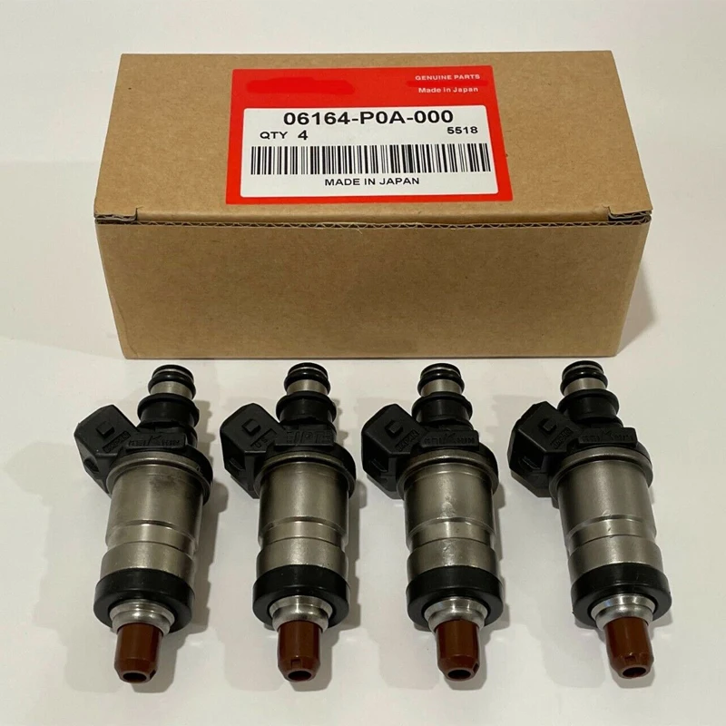 4 OEM FUEL INJECTORS 06164-P0A-000 1.5L 1.6L 2.0L 2.1L 2.2L 2.3L 4 CYL ...
