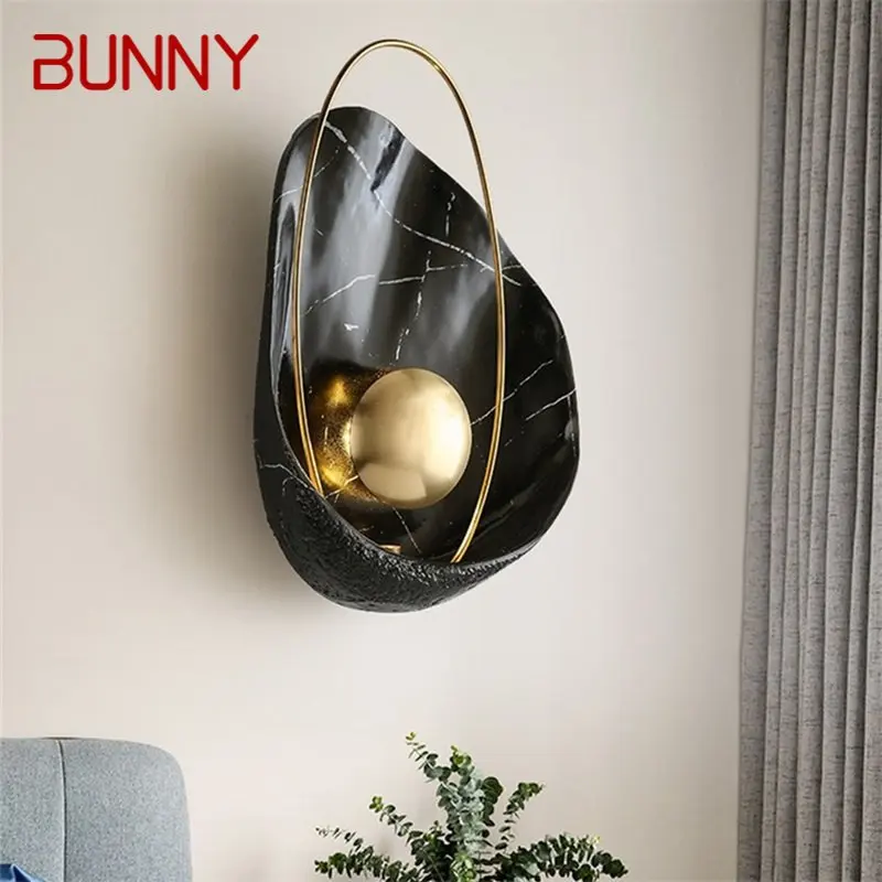 BUNNY-Nordic-Creative-Wall-Light-Sconces-Modern-LED-Lamp-Pearl-Shade-Fixtures-for-Home-Living ...