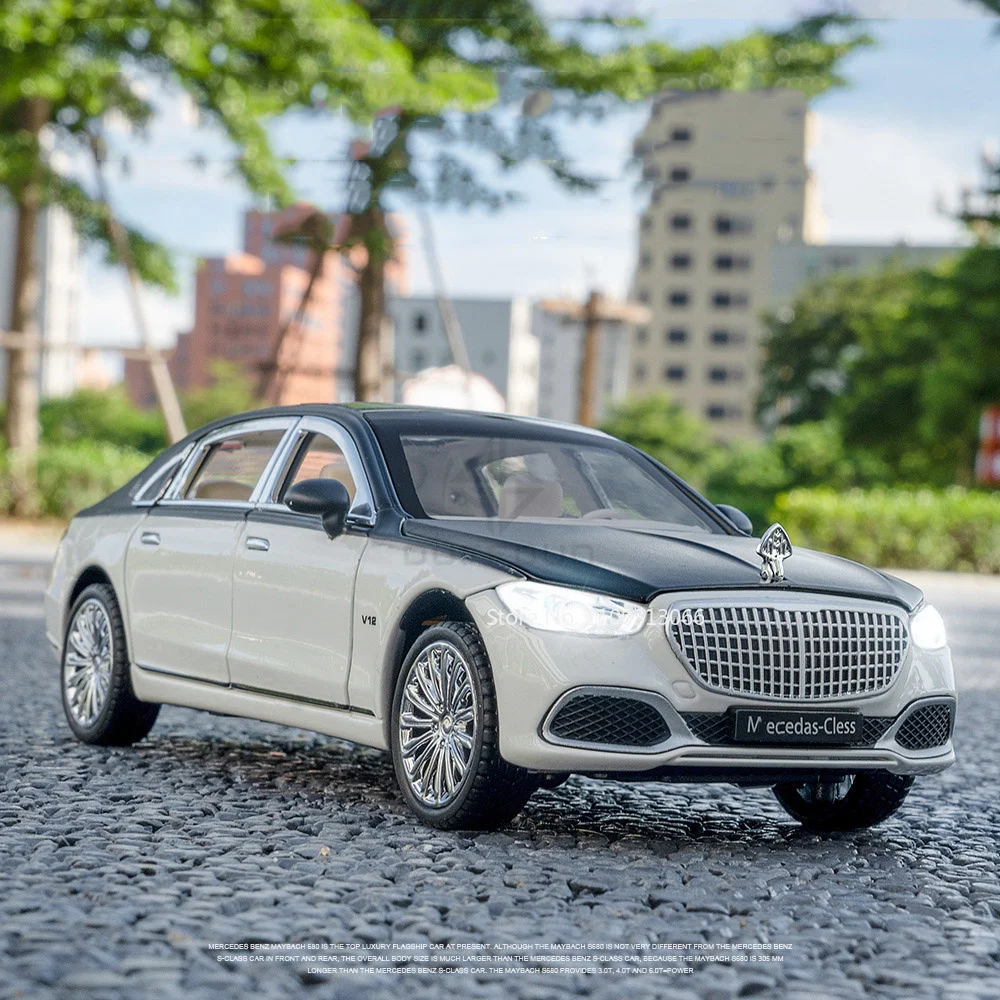 1-24-Maybach-S680-Car-Model-Toy-Alloy-Diecasts-VehicleModel-with-Sound ...