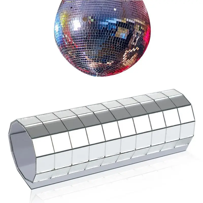 Disco-Mirror-Tiles-Stickers-Glass-Craft-Mini-Square-Mirrors-Mosaic ...