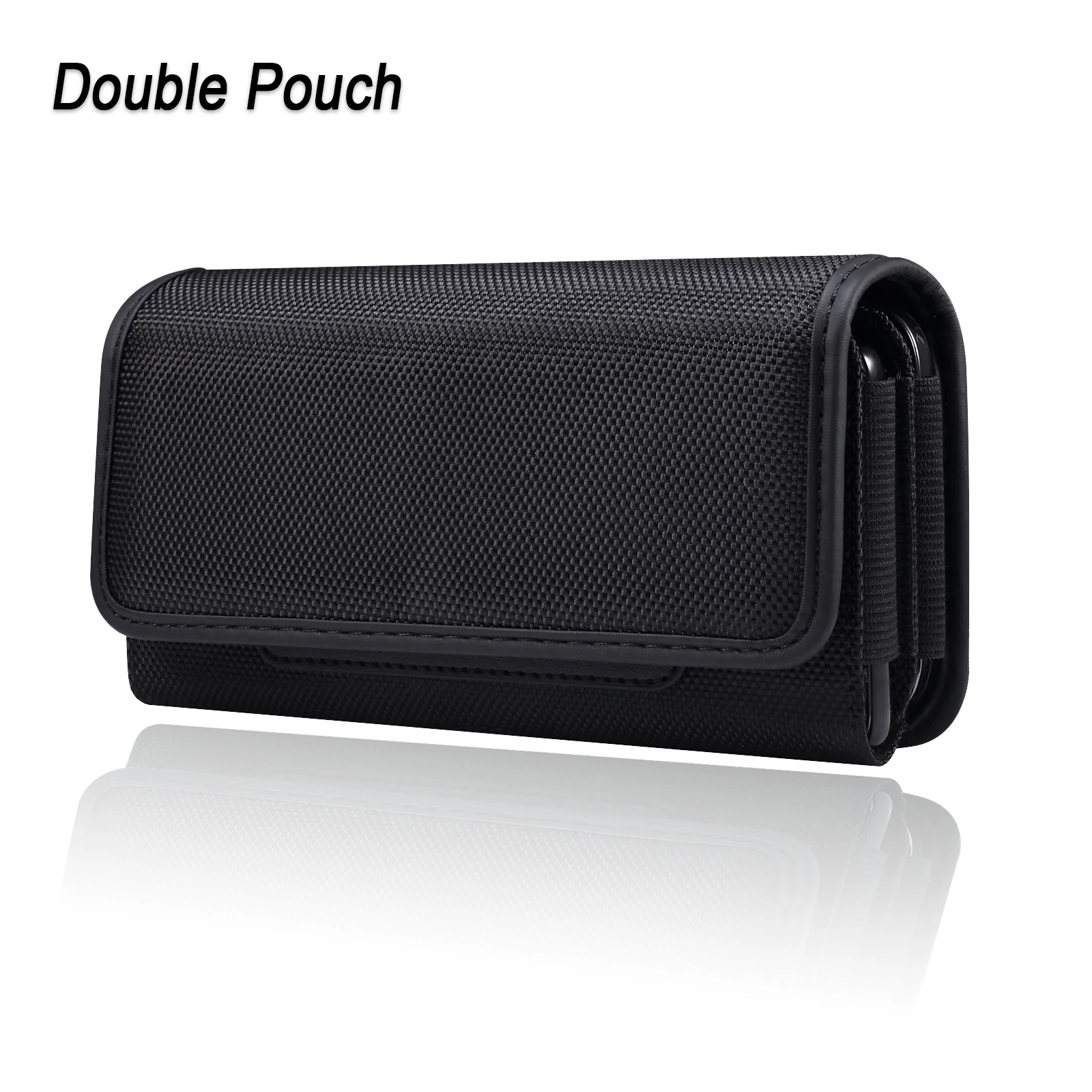 Dual-2-Pouch-Two-Phone-Belt-Clip-Case-Holder-For-Samsung-S24-S23-Ultra ...