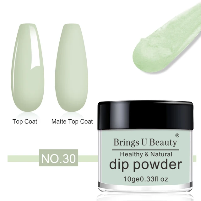 10g Dipping Powder Pure Color Flash Nail Dust Decorative Resin Pigment ...