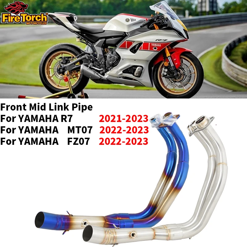 Slip On For YAMAHA YZF-R7 YZF R7 MT07 FZ07 2021 2022 2023 Motorcycle ...
