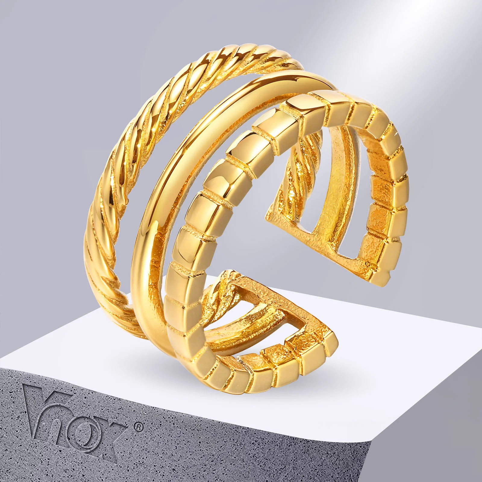 Vnox-Chic-Hollow-3-Lines-Chain-Rings-for-Women-Party-Street-Gift ...