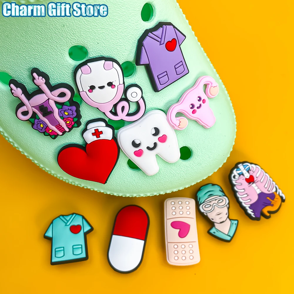 1pcs-Medical-Croc-Accessories-Stethoscope-Syringe-Gibit-Shoe-Charm-Clog ...