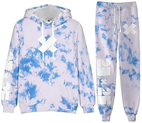 Personality New In Sam And Colby Xplr Shatter Light Blue Tie Dye Merch ...
