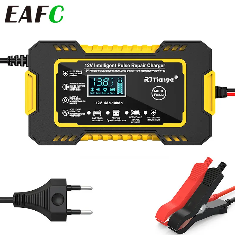 12V-6A-Car-Battery-Charger-Fully-Automatic-Smart-Charger-LCD-Display ...