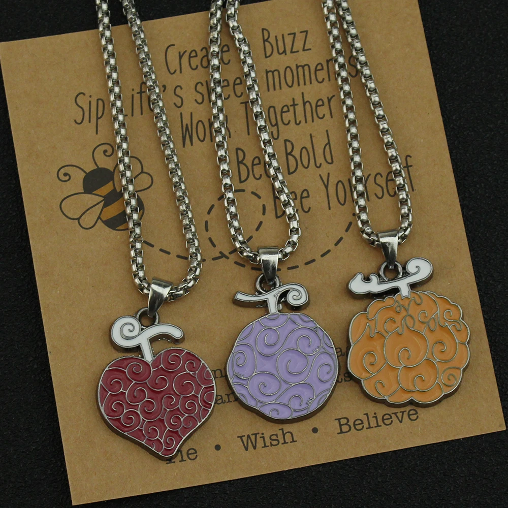 Anime-Ace-Law-Devil-Fruit-Necklace-for-Women-Men-Metal-Necklaces-Gomu ...