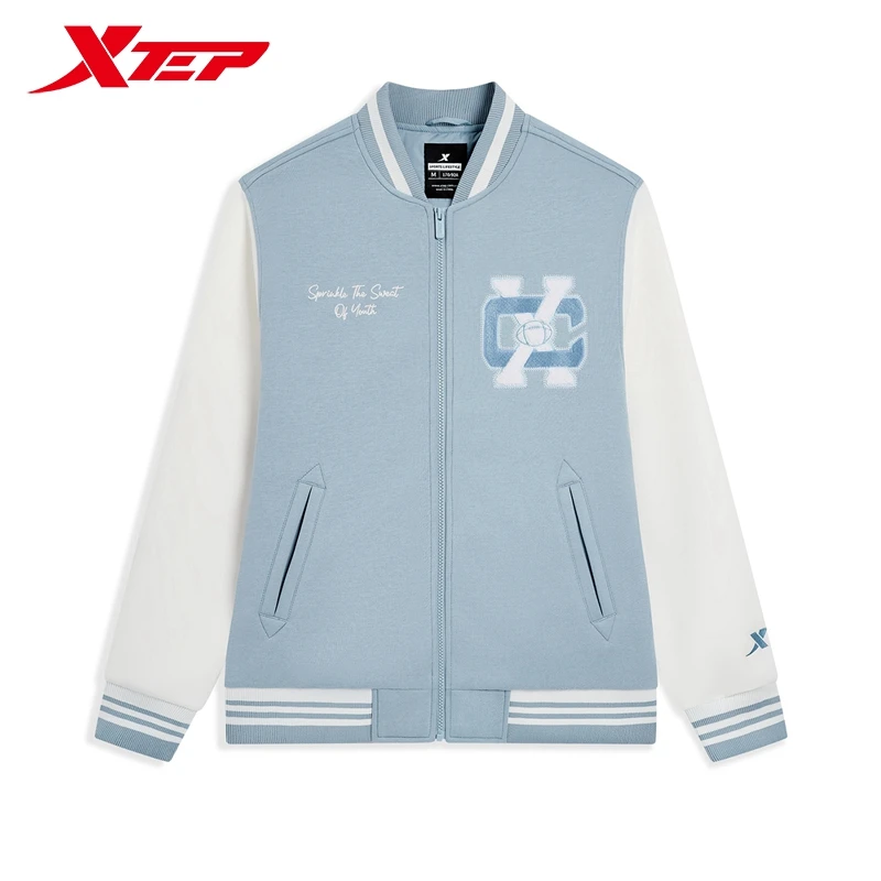 Xtep Cotton Jacket For Men And Women Autumn Soft Coat Trendy Retro ...