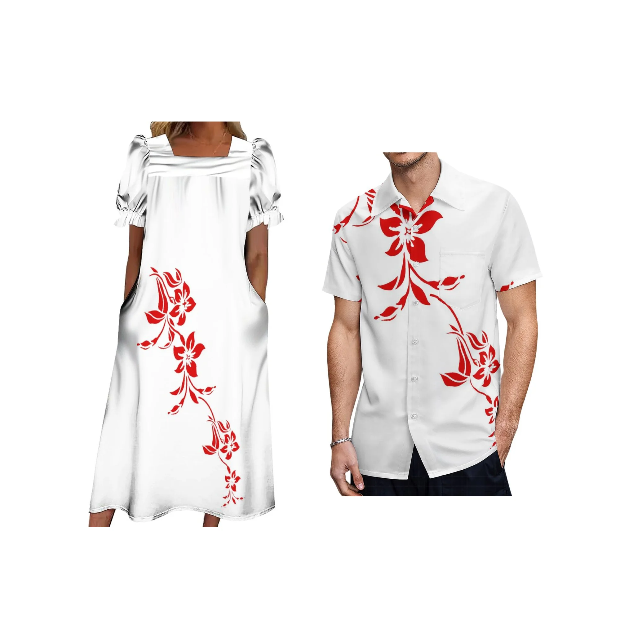 Vestido-micronesiano-el-stico-para-mujer-ropa-Tribal-polinesiana-Mumu ...