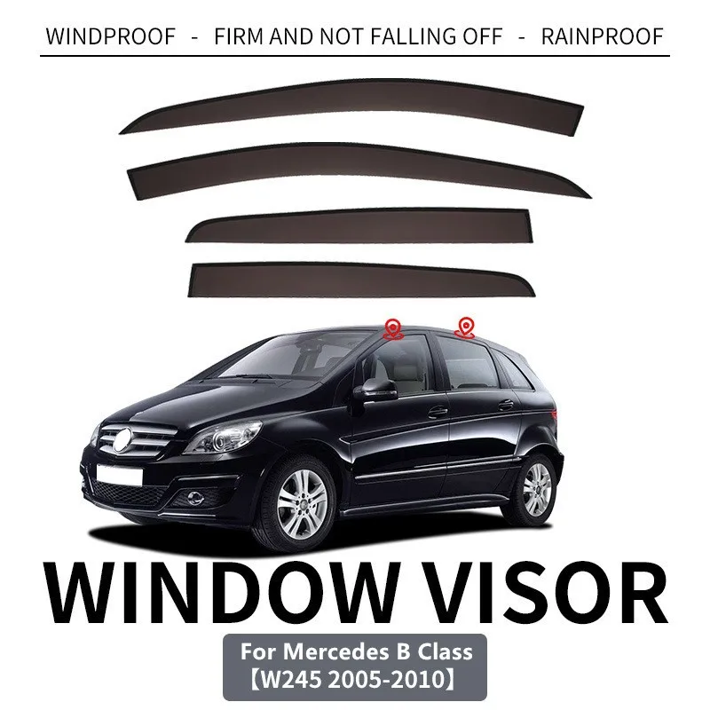 For Mercedes-Benz B Class W245 W246 W247 Window Visor Sun Awning Rain ...